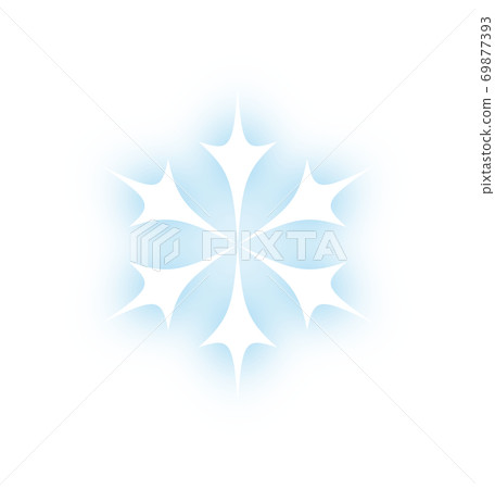 Snow crystal illustration - Stock Illustration [69877393] - PIXTA