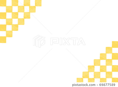 Simple checkered background illustration - Stock Illustration [69877589 ...