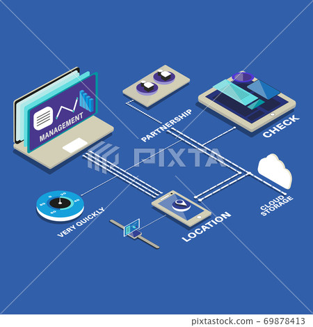 computer, isometric, vector - Stock Illustration [69878413] - PIXTA