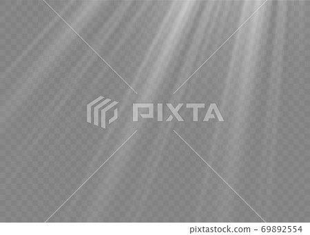 White sun rays. - Stock Illustration [69892554] - PIXTA