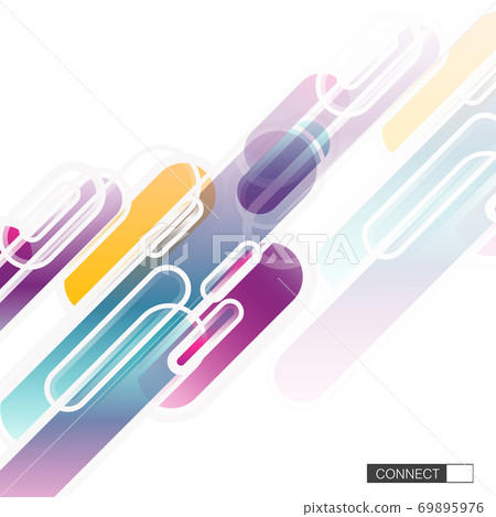 Abstract dynamic geometric background. Flat... - Stock Illustration [69895976] - PIXTA