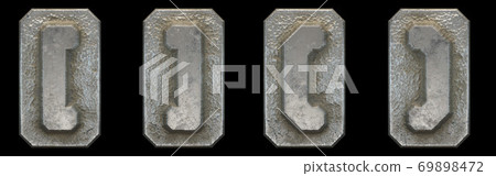 Set of symbols left and right square bracket,... - Stock Illustration ...