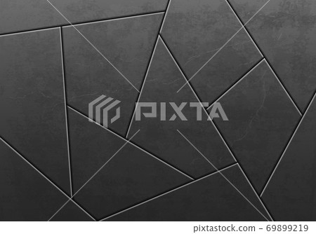 Crack pattern on a black stone or metal... - Stock Illustration ...