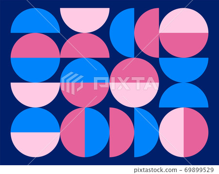Trendy bauhaus pattern. Bauhaus poster. Vector... - Stock Illustration ...