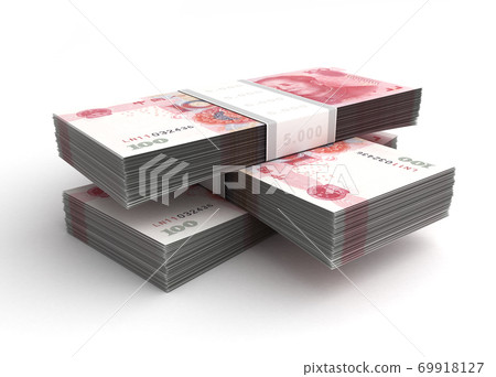 Stack of Yuan - Stock Illustration [69918127] - PIXTA