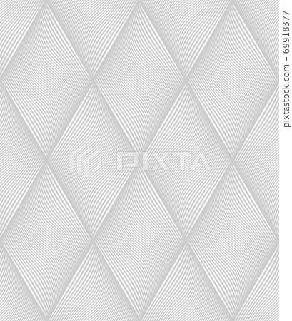 Seamless diamonds pattern with wavy lines texture. - Stock Illustration ...