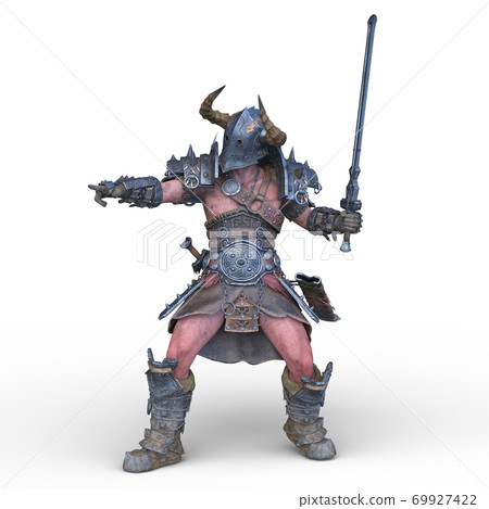 Strong warrior - Stock Illustration [69927422] - PIXTA