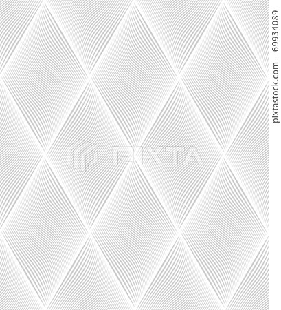 Seamless diamonds pattern with wavy lines texture. - Stock Illustration ...