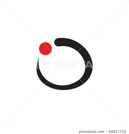 O letter initial icon logo design template - Stock Illustration ...