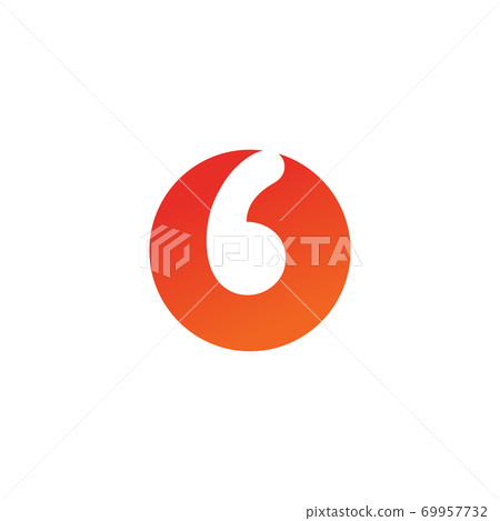 O letter initial icon logo design template - Stock Illustration ...
