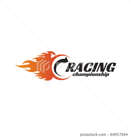 Racing championship logo design incorporated... - Stock Illustration ...