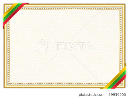 Horizontal frame and border with Myanmar flag - Stock Illustration ...