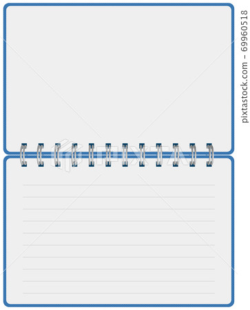Double ring notebook stationery vector... - Stock Illustration ...
