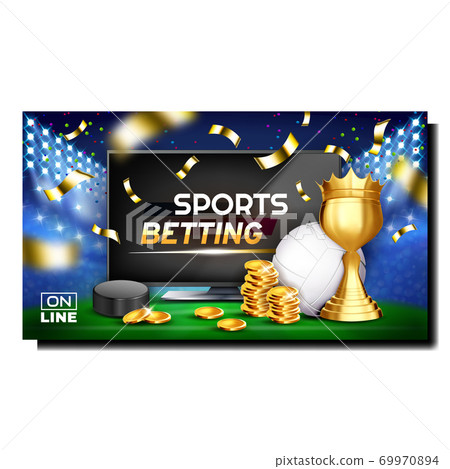 Sports Betting Gamble Promotional Banner Vector-插圖素材 [69970894] - PIXTA圖庫
