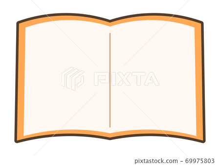 Book-shaped frame illustration - Stock Illustration [69975803] - PIXTA