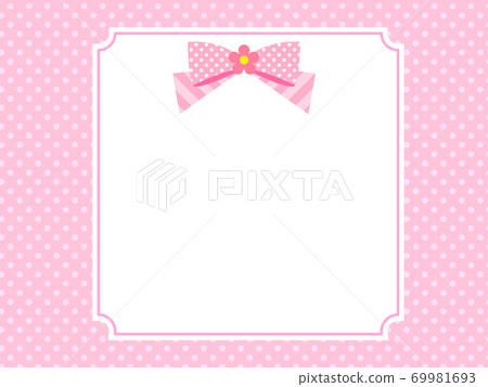 Square ribbon frame - Stock Illustration [69981693] - PIXTA