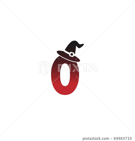 Number 0 witch hat concept design-插圖素材 [69983710] - PIXTA圖庫