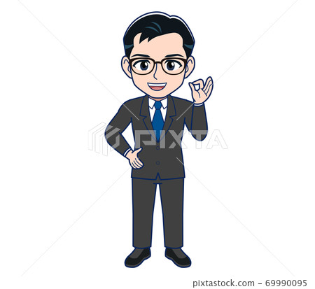 ok, okay, character - Stock Illustration [69990095] - PIXTA