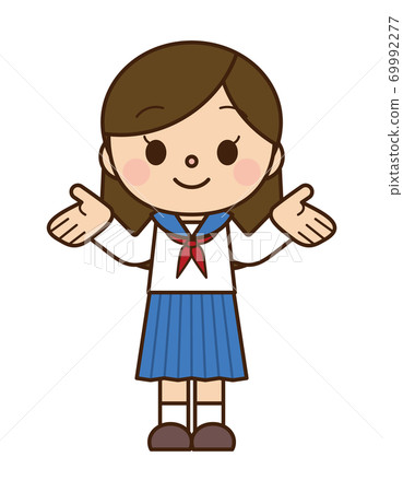 Introduction student female - Stock Illustration [69992277] - PIXTA