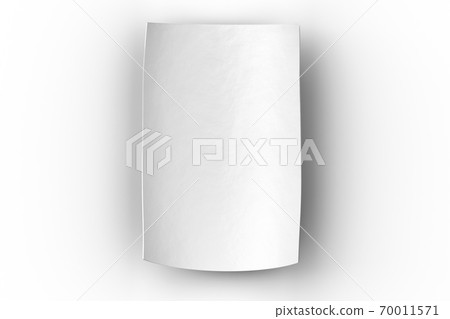 3D illustration of bent paper - Stock Illustration [70011571] - PIXTA