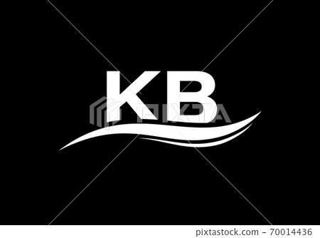 Initial Monogram Letter K B Logo Design Vector... - Stock Illustration ...