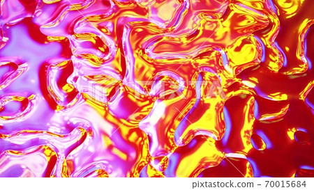 3d rendering background. Beautiful wavy glass... - Stock Illustration [70015684] - PIXTA