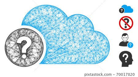 Question Web Vector Mesh Illustration - Stock Illustration [70017820 ...