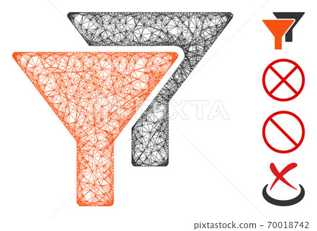Filters Web Vector Mesh Illustration - Stock Illustration [70018742 ...