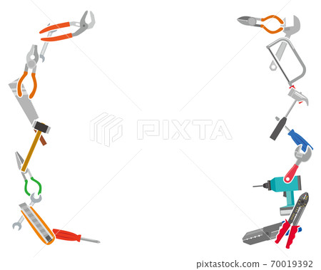 Tools Power tools Work tools Work tools Frames... - Stock Illustration ...