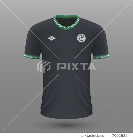 Realistic soccer shirt , Nigeria away jersey... - Stock Illustration ...