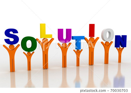 solution - Stock Illustration [70030703] - PIXTA