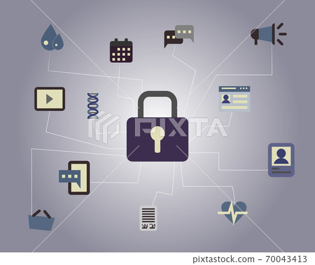 Personally identifiable information (PII) to be... - Stock Illustration ...