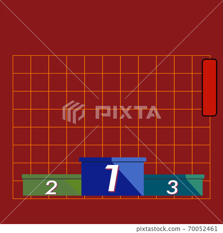 championship podium numbers icon. 123 podium... - Stock Illustration ...