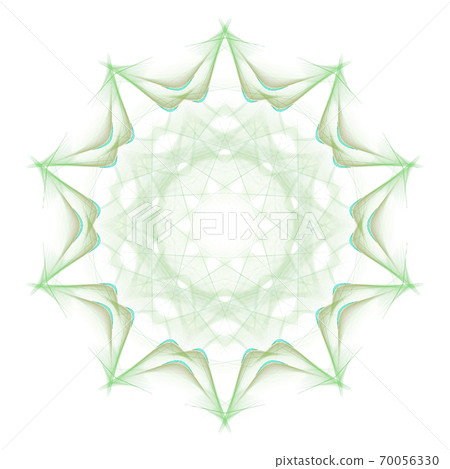 Beautiful decagon (transparent PNG background)... - Stock Illustration ...