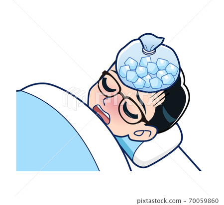 business man, dozed off, nodding off - Stock Illustration [70059860 ...