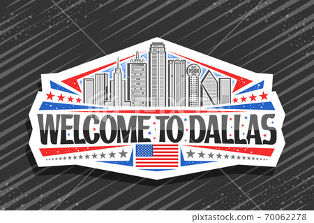 Vector logo for Dallas-插圖素材 [70062278] - PIXTA圖庫