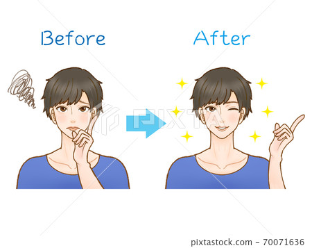 Problem Solving_Before After - Stock Illustration [70071636] - PIXTA