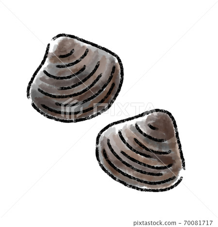 Shijimi Shijimi watercolor hand-painted material - Stock Illustration ...