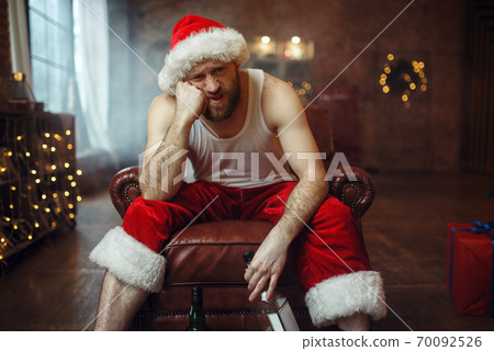 Bad Santa Drinking