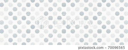 Japanese pattern background material-polka... - Stock Illustration ...