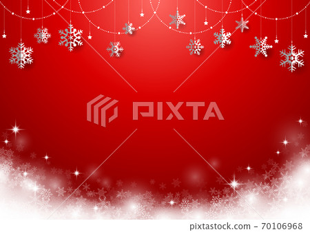 Christmas background frame red with glitter... - Stock Illustration ...