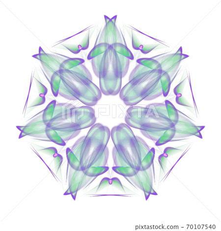Beautiful heptagon (transparent PNG background)... - Stock Illustration ...