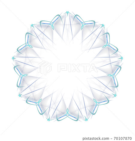Beautiful nonagon (transparent PNG background)... - Stock Illustration ...