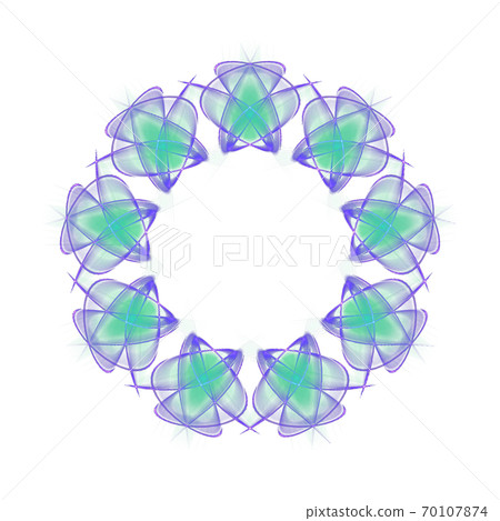 Beautiful nonagon (transparent PNG background)... - Stock Illustration ...