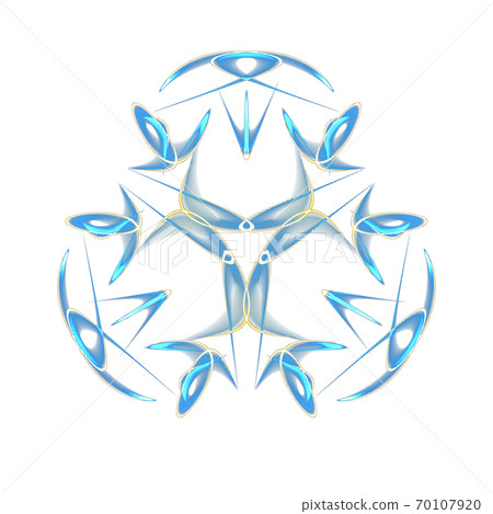 Beautiful triangle (transparent PNG background)... - Stock Illustration ...