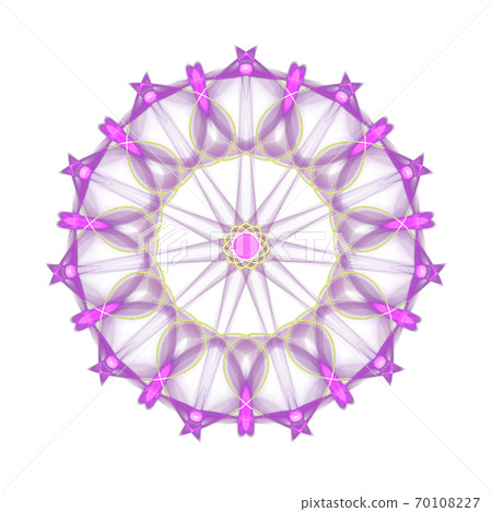 Beautiful hendecagon (transparent PNG... - Stock Illustration [70108227 ...