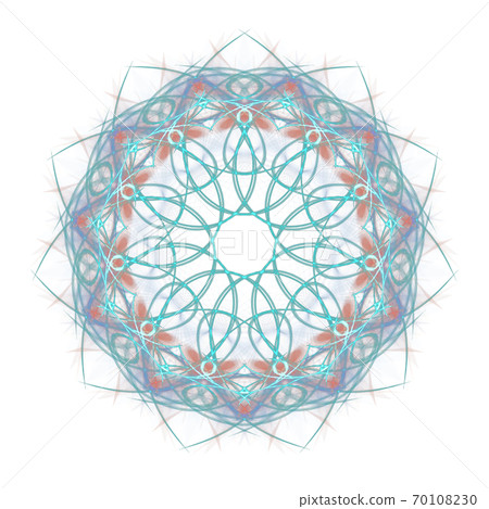 Beautiful hendecagon (transparent PNG... - Stock Illustration [70108230 ...
