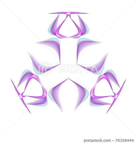 Beautiful triangle (transparent PNG background)... - Stock Illustration ...