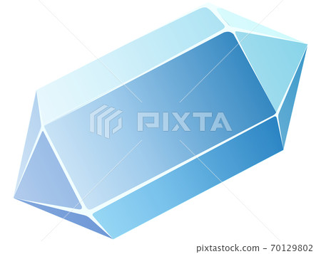 Hexagonal column crystal - Stock Illustration [70129802] - PIXTA
