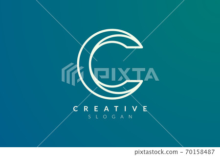 Fancy and elegant letter C vector design - Stock Illustration [70158487 ...